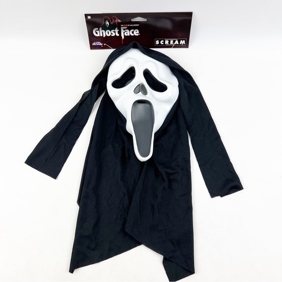 Fun World | Holiday | Scream Ghost Face Adult Costume Hooded Halloween ...
